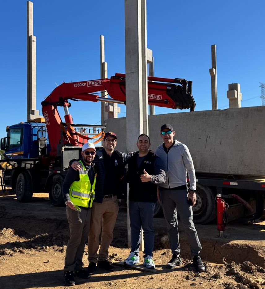 Photo: Operations Manager Carlos Torres, COO Luke Rossy, President and ...